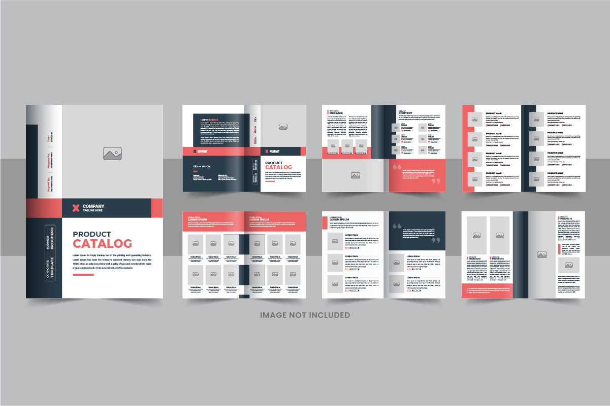 Creative Product Catalog Layout design, catalog template