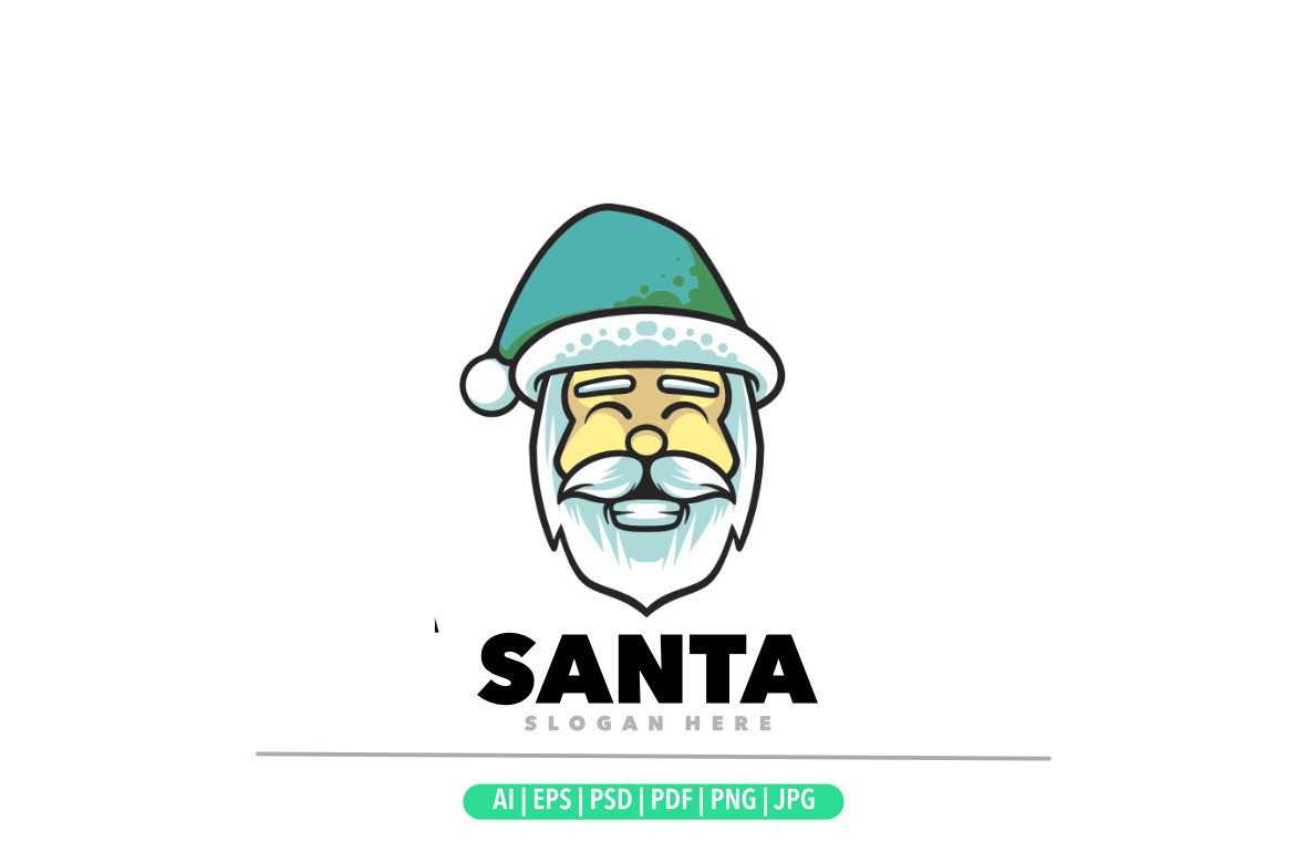 Santa claus mascot logo design unique - TemplateMonster