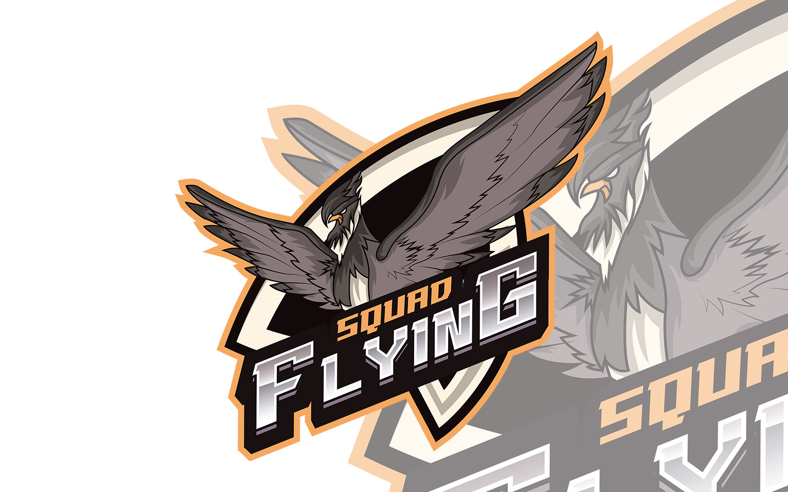 Flying Squad Gaming Logo Template #364311 - TemplateMonster