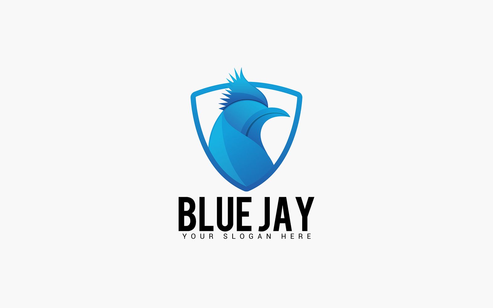 Blue Jay Logo Design Template #366143 - TemplateMonster
