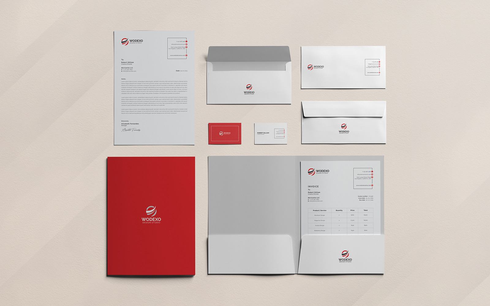 Corporate Identity Package Canva & Word - TemplateMonster