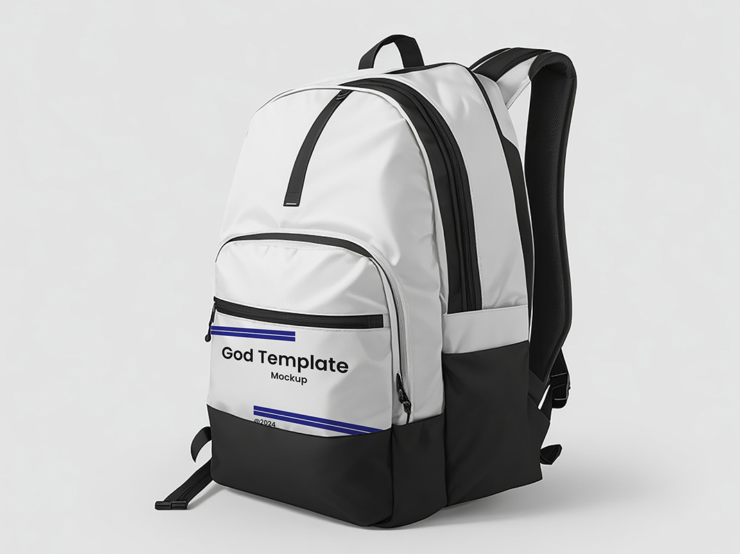 Backpack 5 Pack Bundle Mockup #368724 - TemplateMonster
