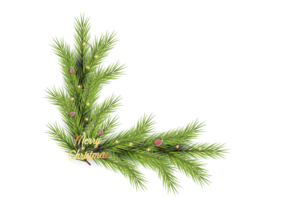 Merry christmas frame and borders collection Vector christmas garland ...