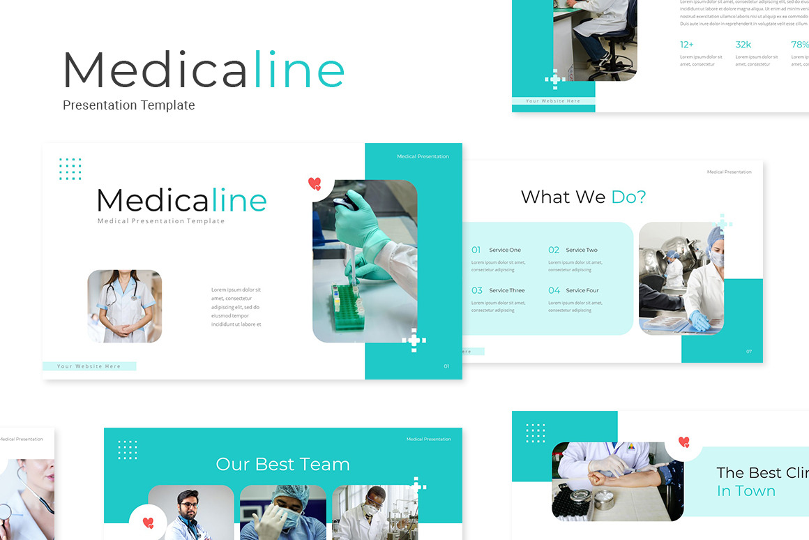Medicaline - Medical Powerpoint Template - TemplateMonster