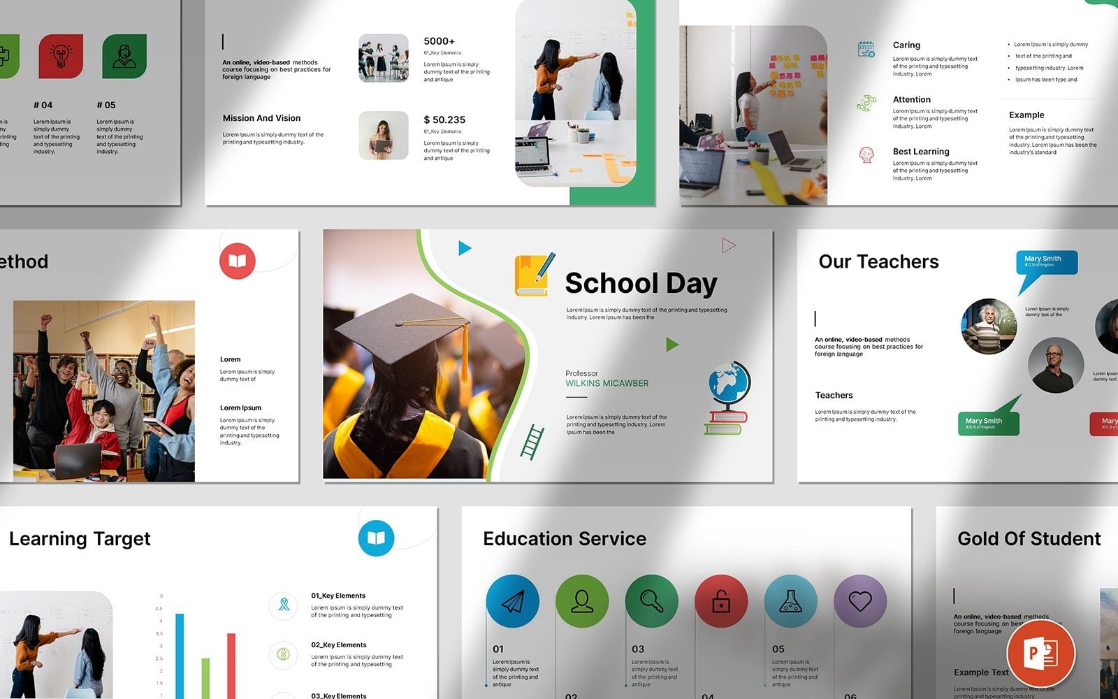 School Day Powerpoint Presentation #369980 - TemplateMonster