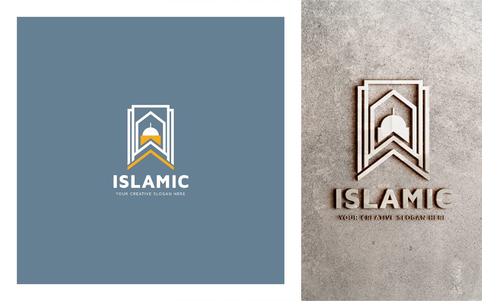 Modern Islamic Logo Design Template #370100 - TemplateMonster