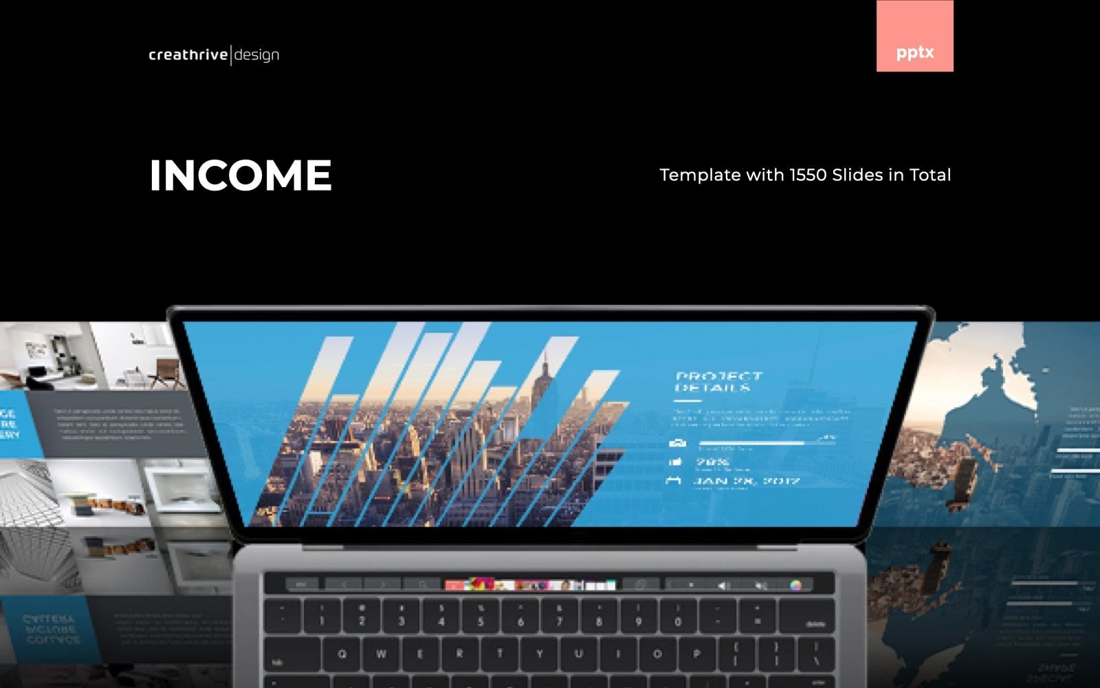 Income PowerPoint Presentation Template - TemplateMonster