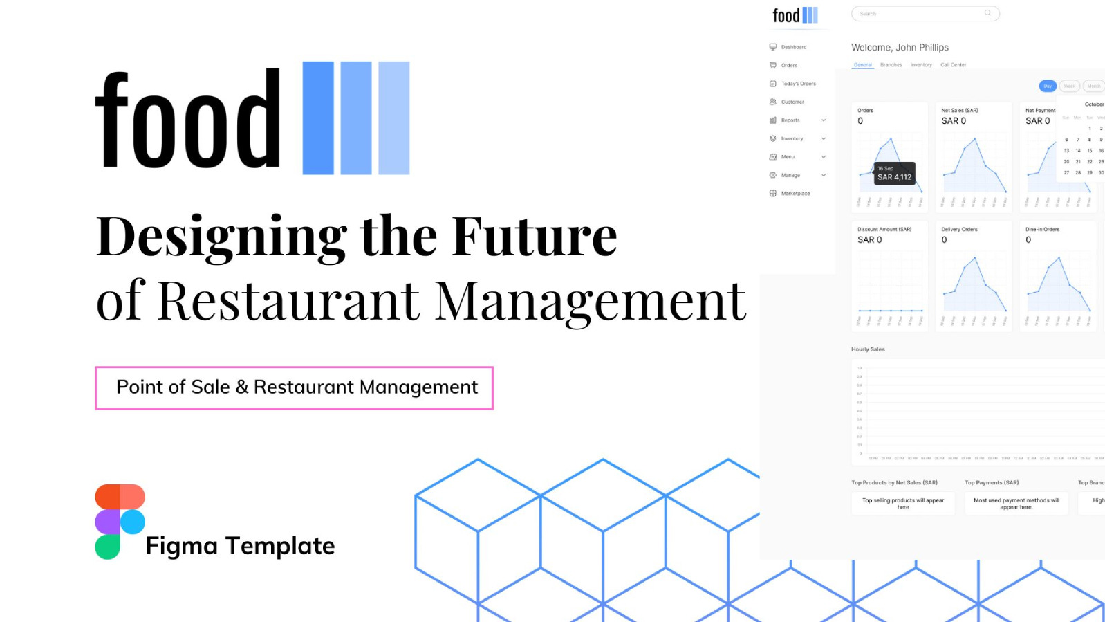 Foodiii - POS and Restaurant Management UX Figma Template