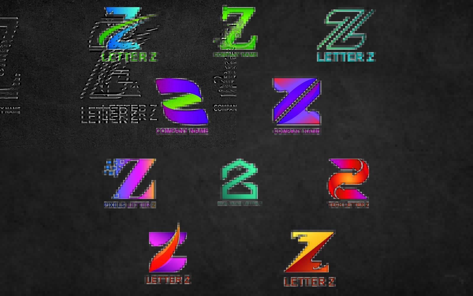 Letter Z Logo Template For All Companies And Brand