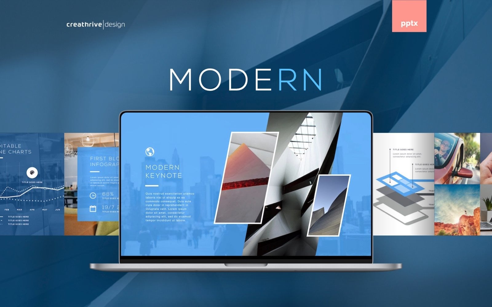 Modern PPTX Presentation Template #372954 - TemplateMonster
