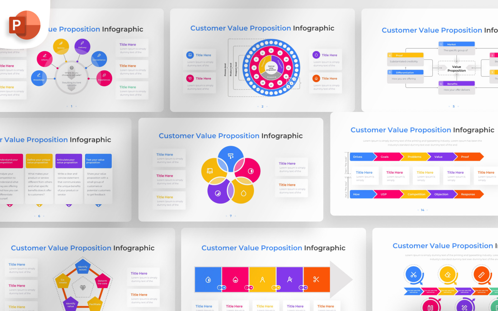 Customer Value Proposition PowerPoint Infographic Template