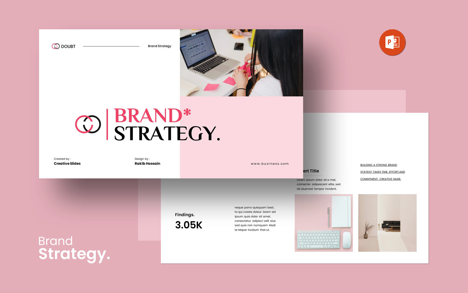 Brand Strategy Presentation PowerPoint - TemplateMonster