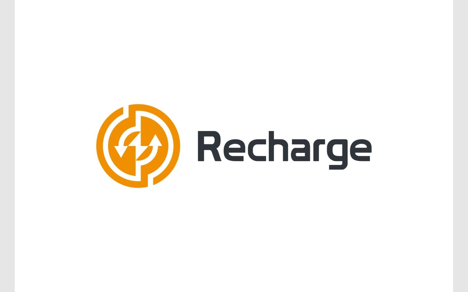 Recharge Volt Energy Logo #379482 - TemplateMonster