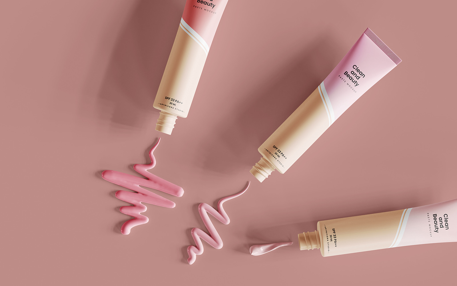 Cosmetic Paste Mockup Template #382412 - TemplateMonster