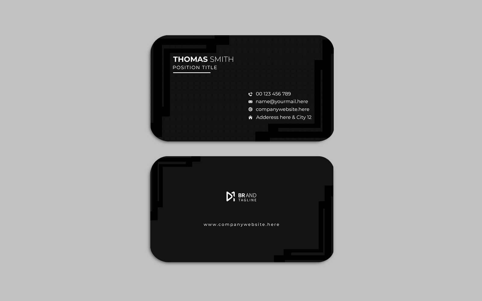 Creative And Modern Professional Corporate Business Card Template
