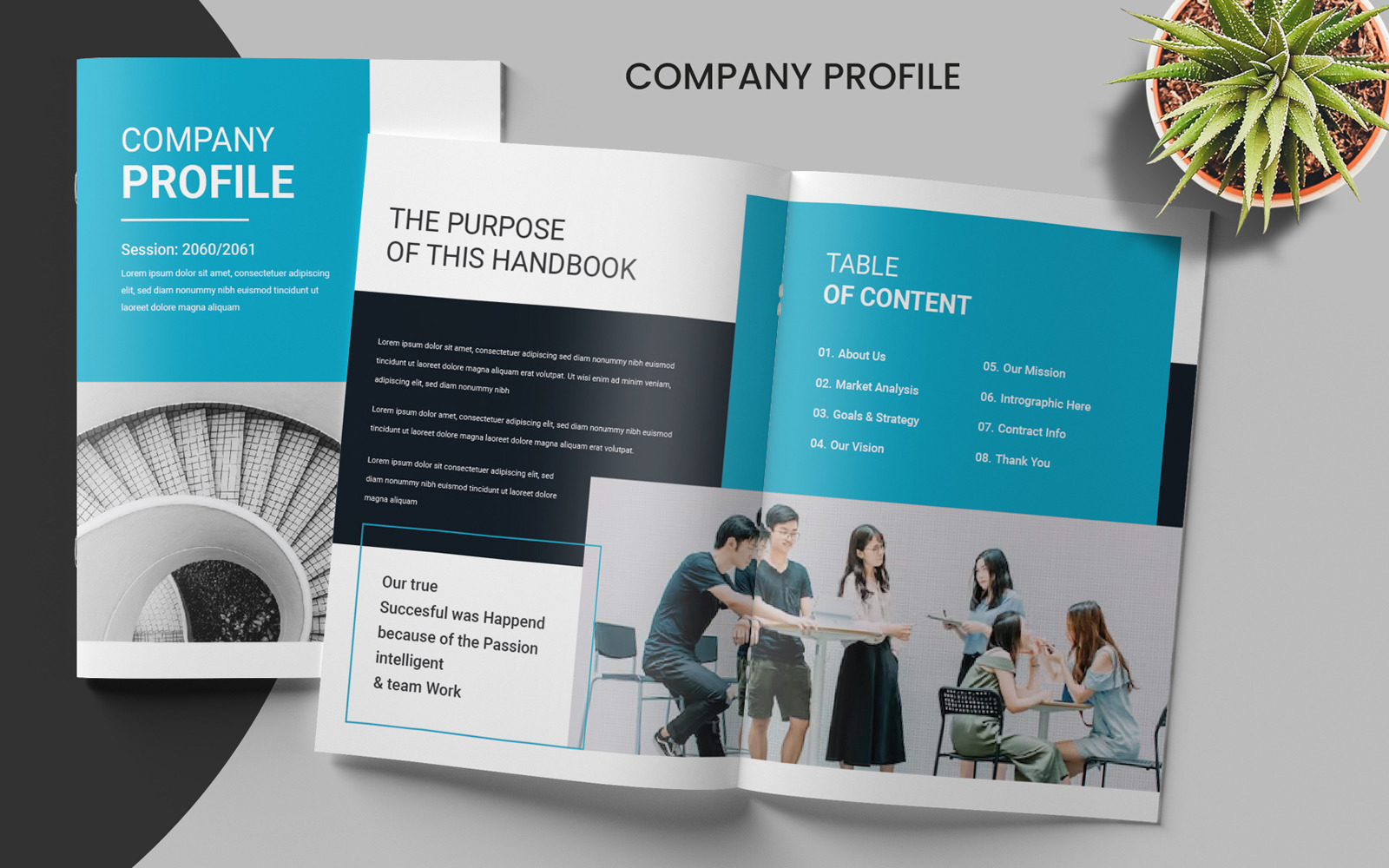 The Company Profile | Agency Profile - TemplateMonster