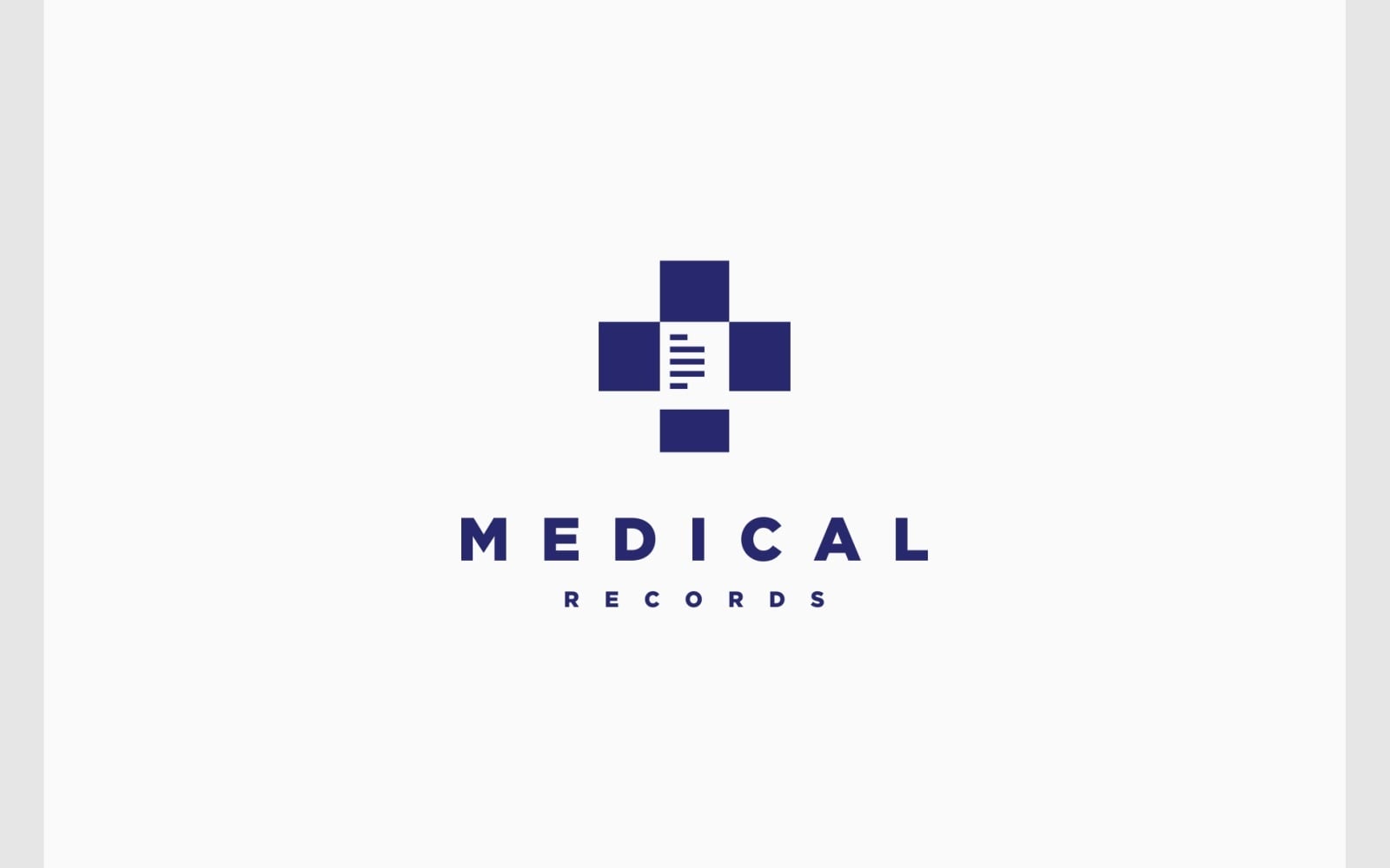 Medical Cross Document File Logo #385580 - TemplateMonster
