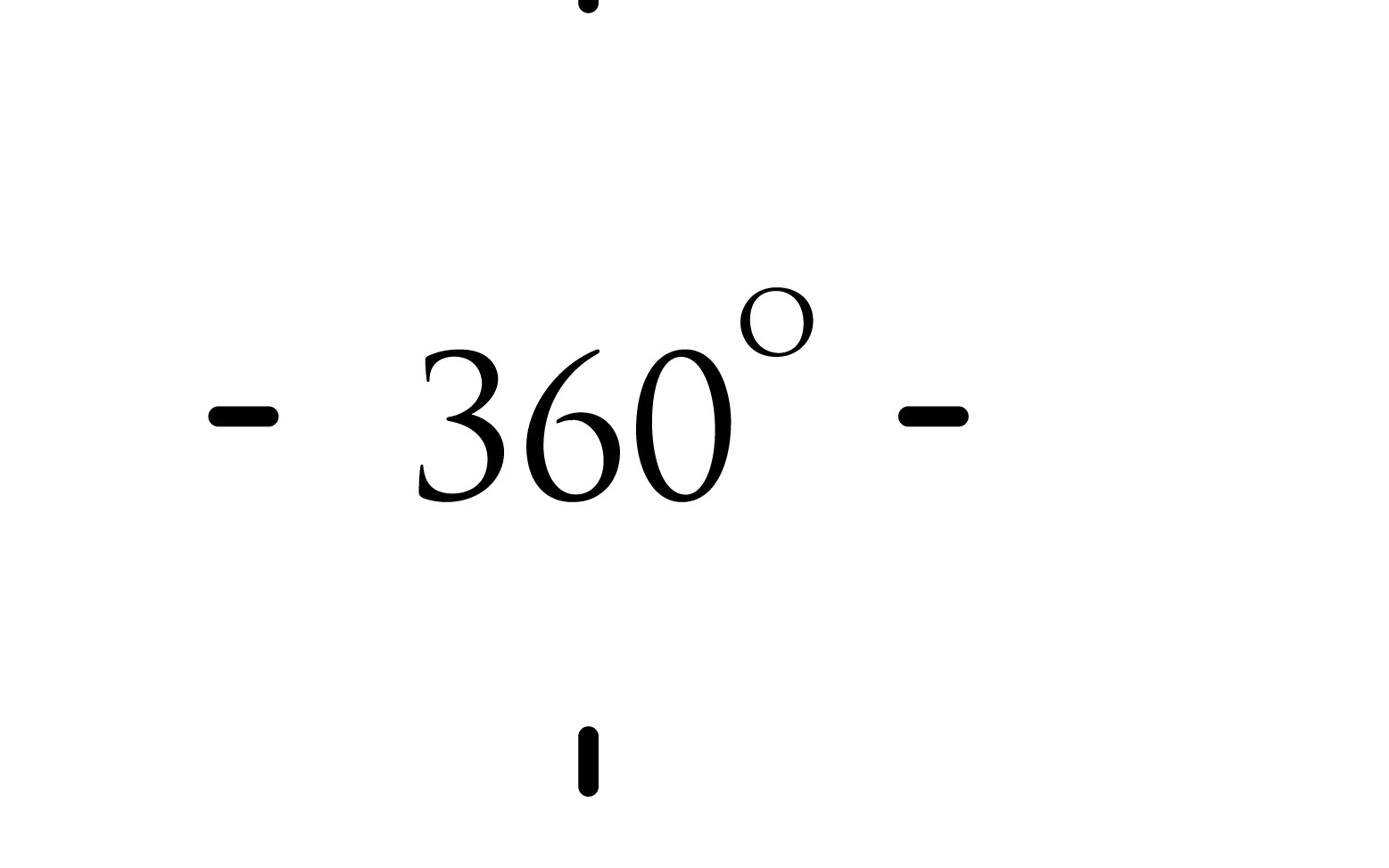 360 degree angle rotation icon symbol logo version v19