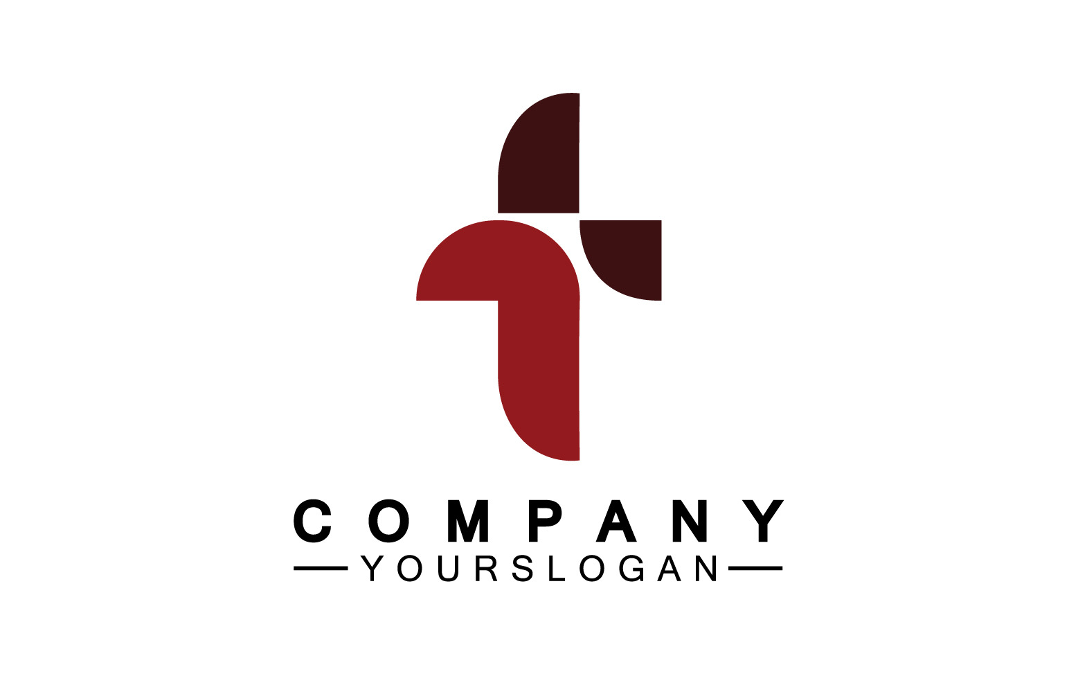 Christian cross icon logo vector v10 - TemplateMonster