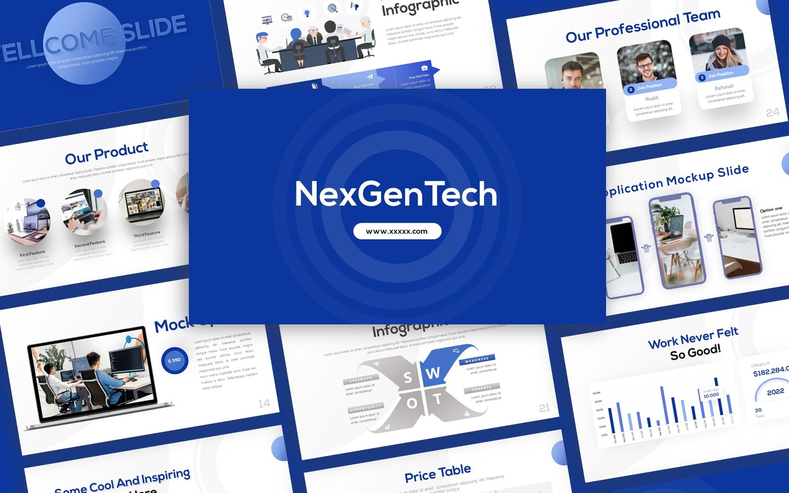 NexGenTech Presentation Template #392976 - TemplateMonster