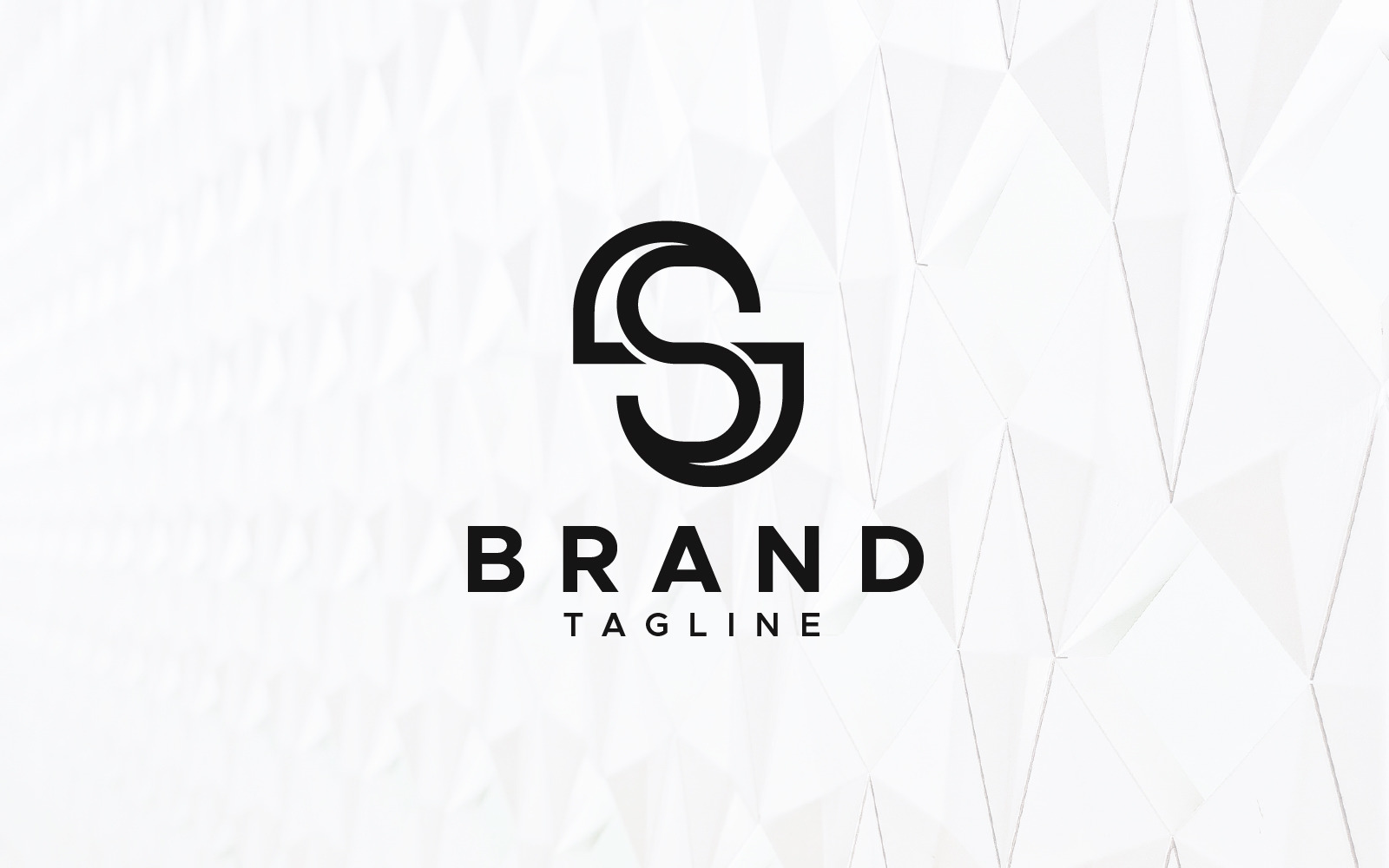 Letter S or SS minimal logo design template - TemplateMonster
