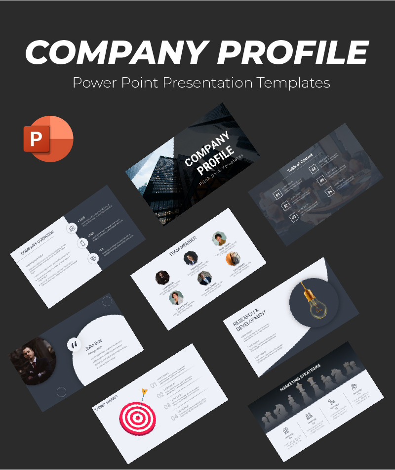 Company Profile Presentation Templates - TemplateMonster