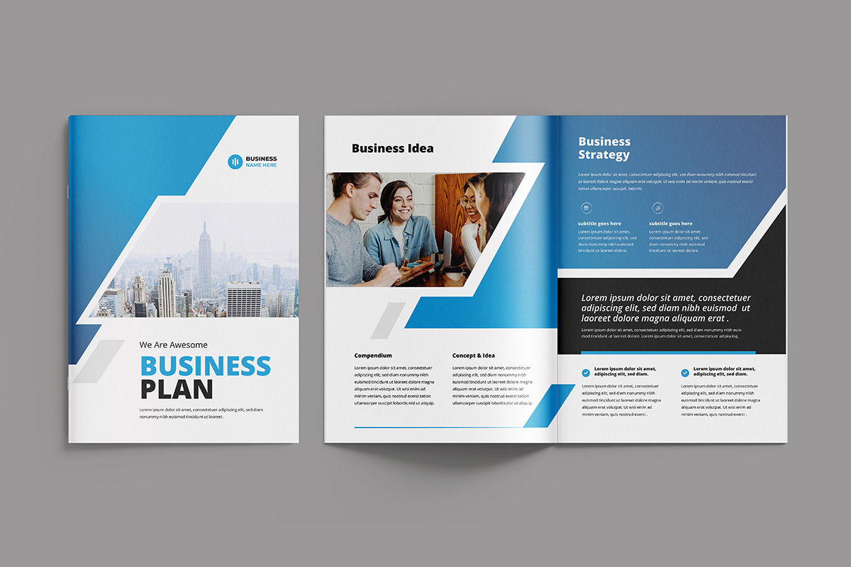 Business Plan Template and Company Profile Design