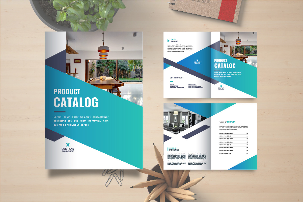 Product catalog design or product catalogue template, Company product ...