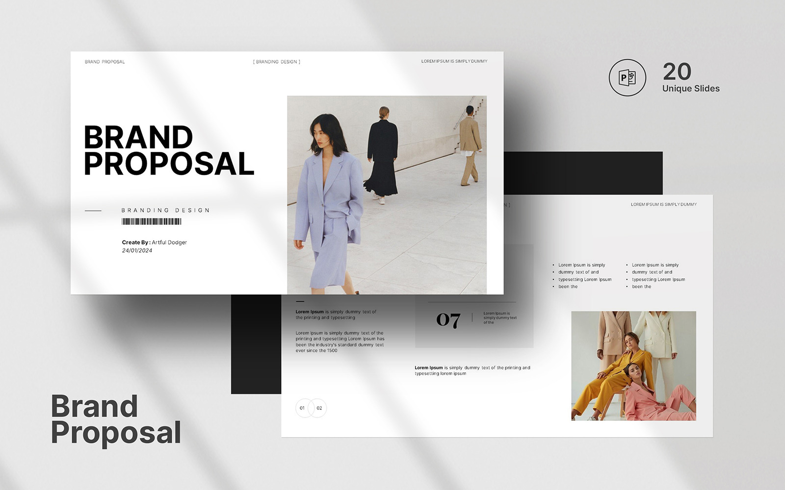 Minimal Brand Proposal Presentation Template