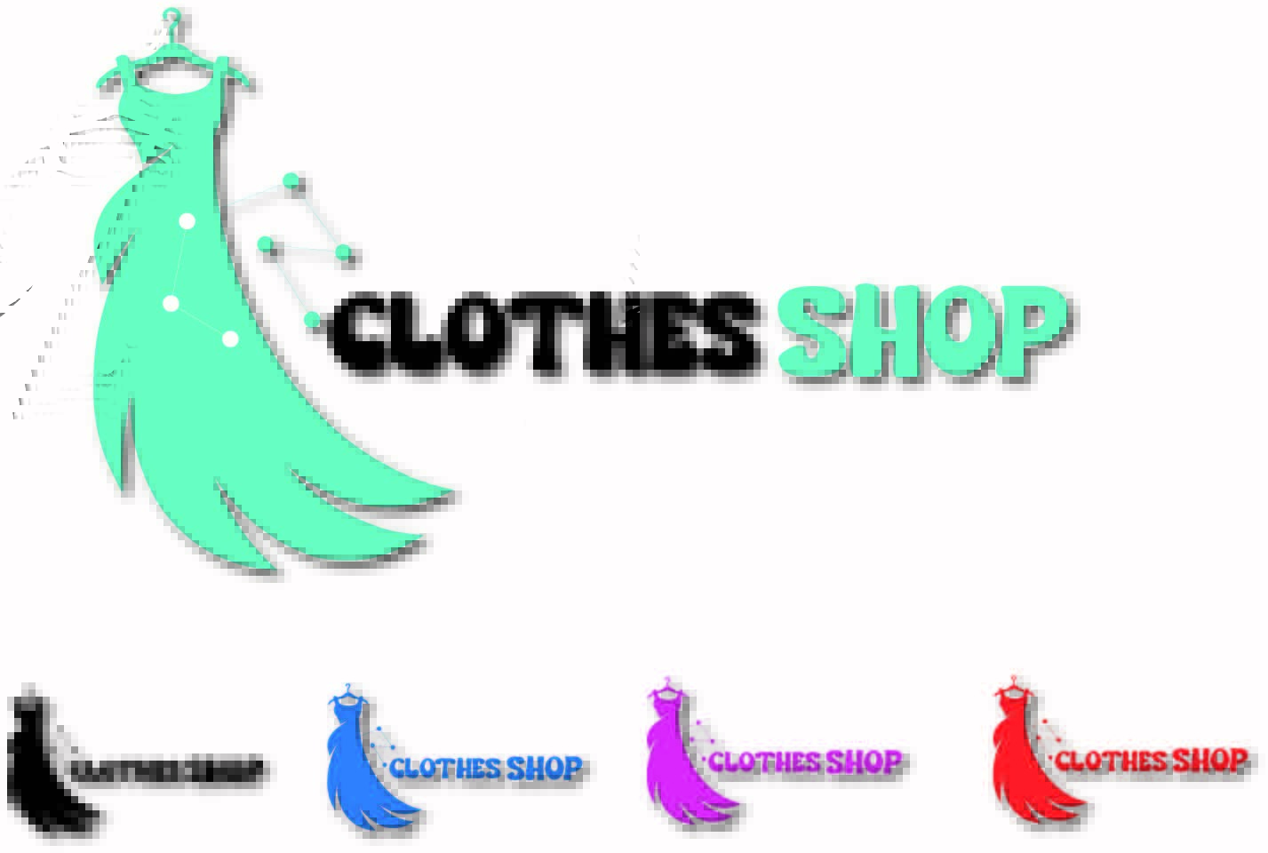 Clothes Shop Logo Template Dress Shop Logo - TemplateMonster