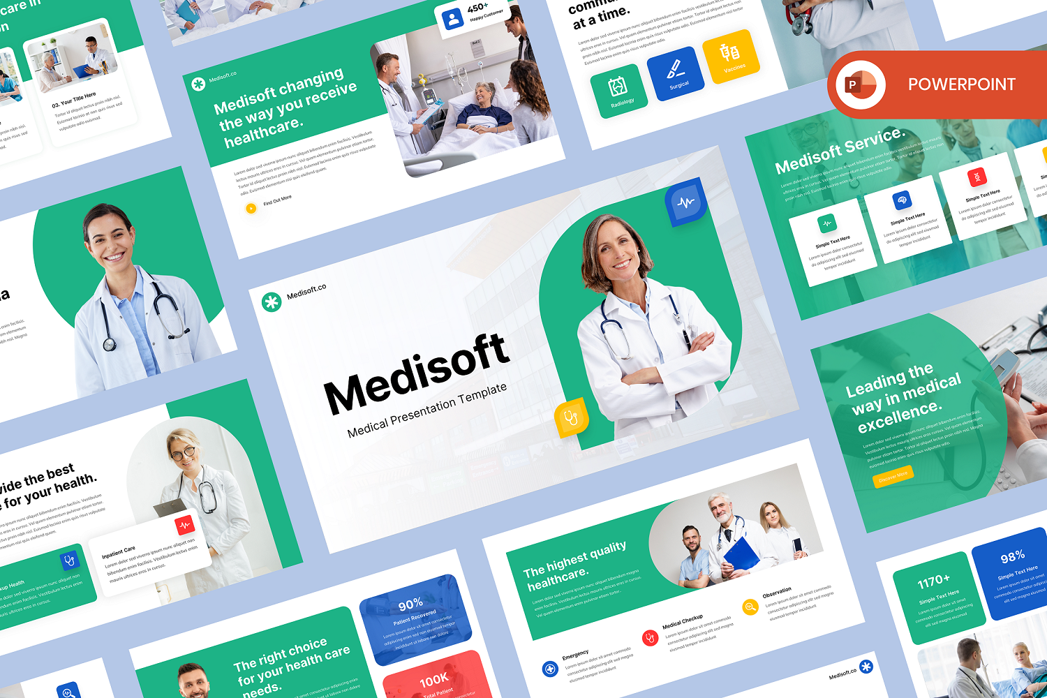 Medisoft - Medical PowerPoint Template - TemplateMonster