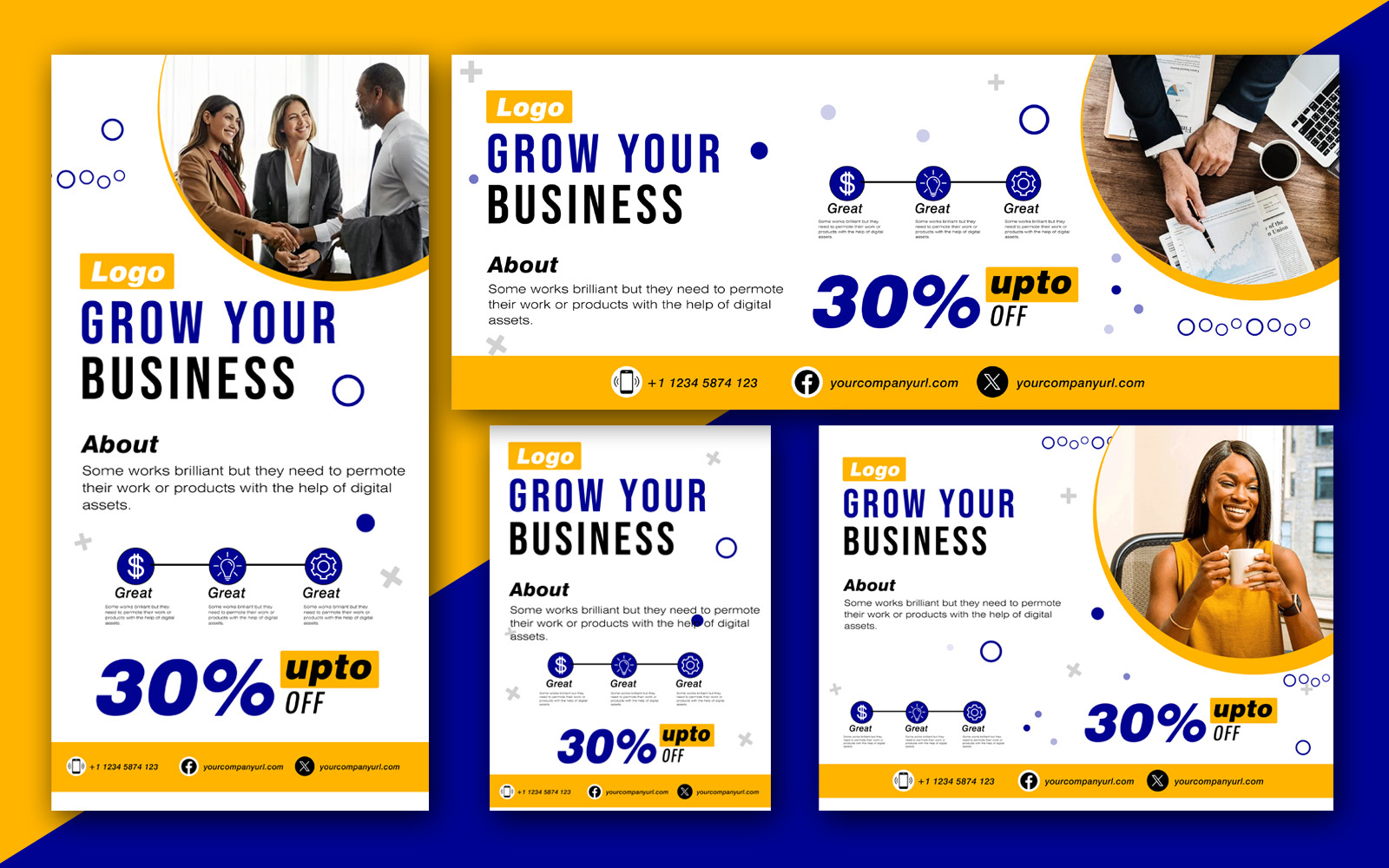 Boost Your Corporate Image with Our Digital Template Collection