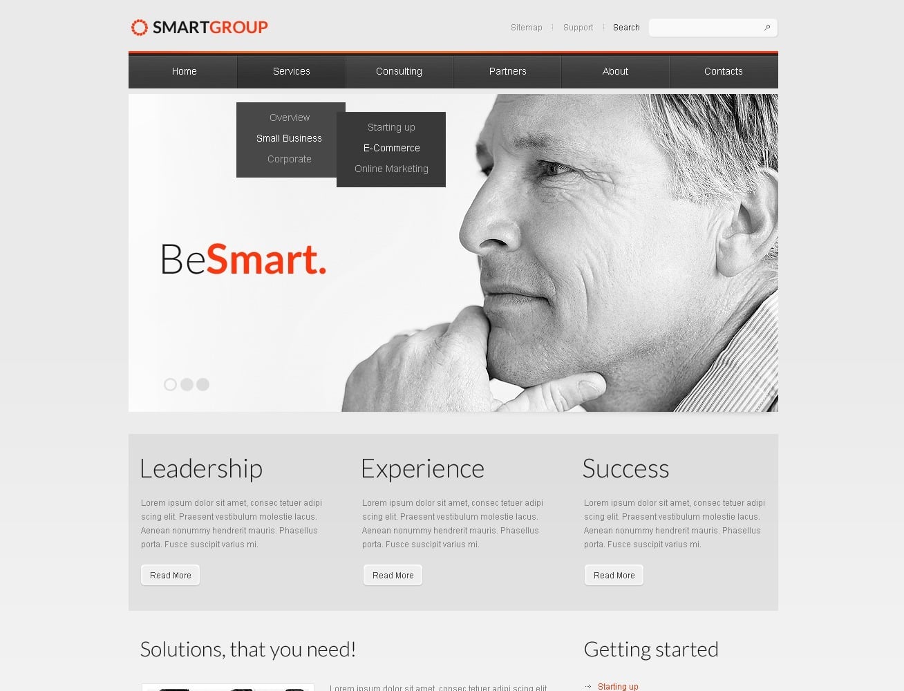 Consulting Responsive Drupal Template - TemplateMonster