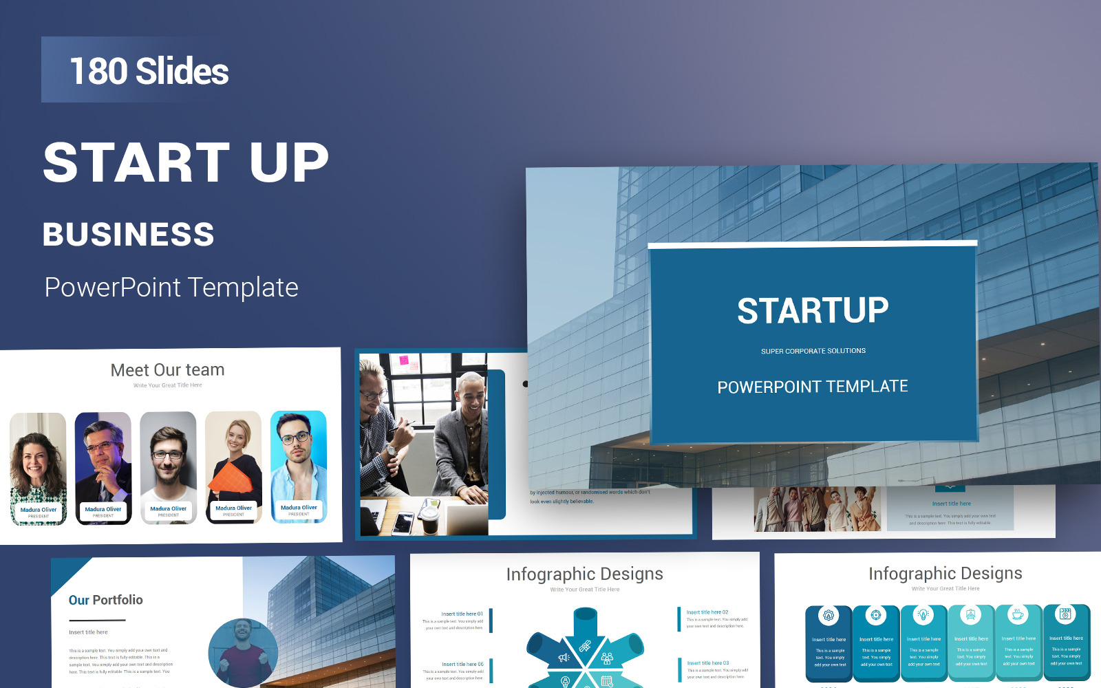 START UP - Business PowerPoint Template - TemplateMonster