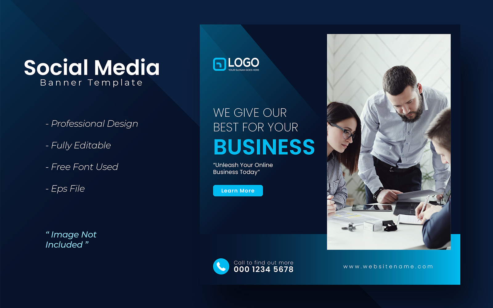 Business Marketing Social Media Post Template