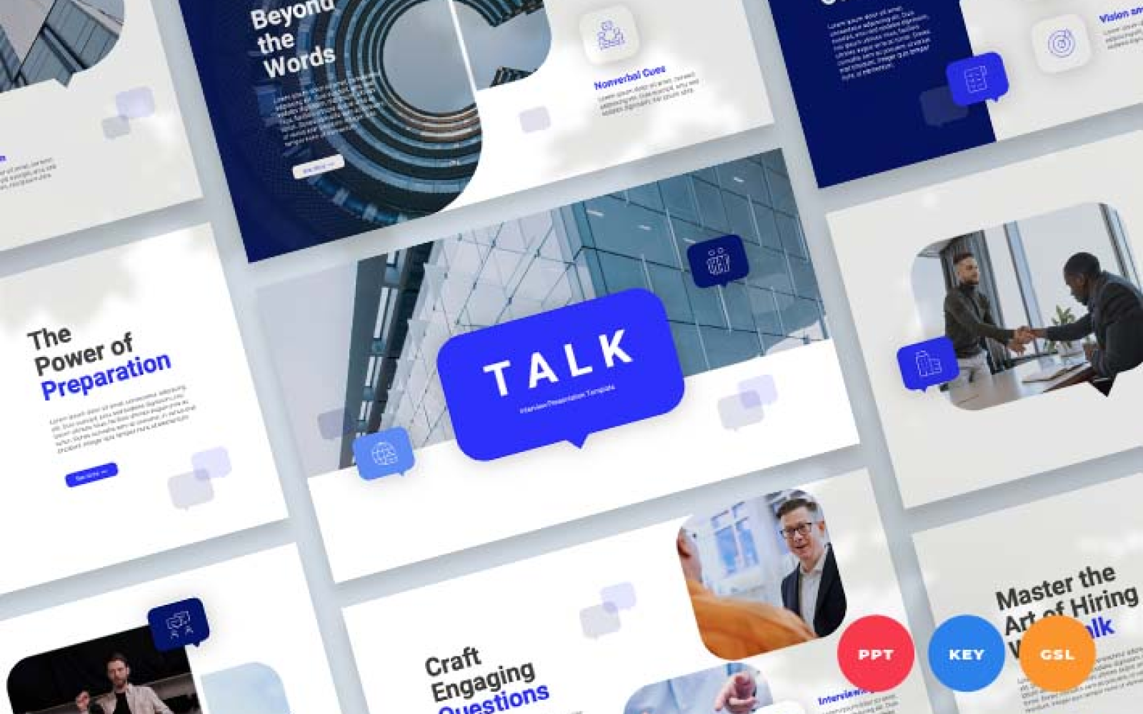 Interview Presentation PowerPoint Template - TemplateMonster
