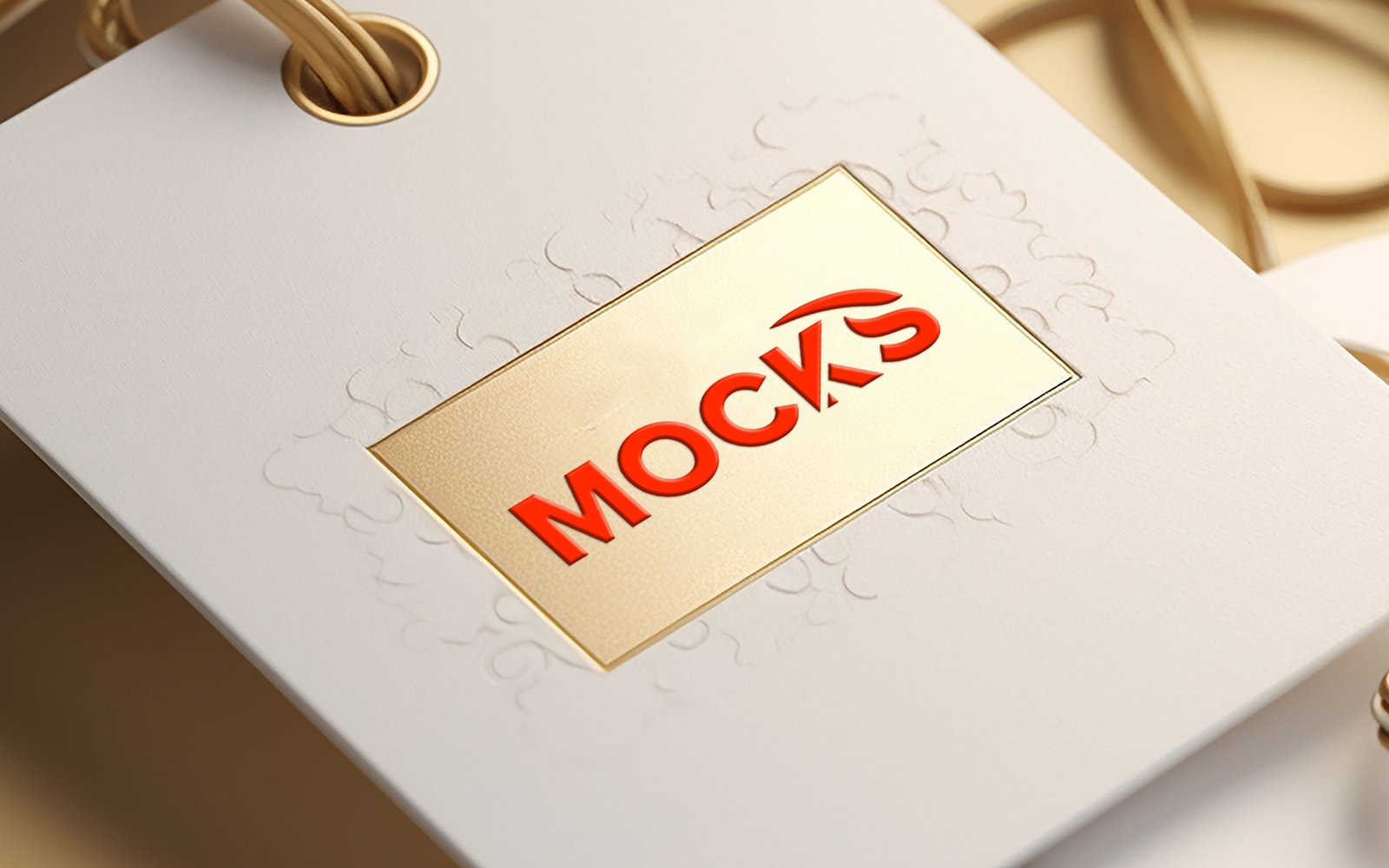 Clothes label mockup design psd template - TemplateMonster