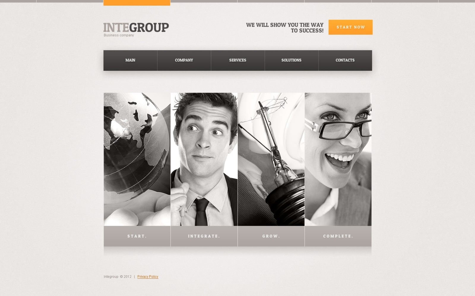 Advertising Agency Website Template #41563 - TemplateMonster