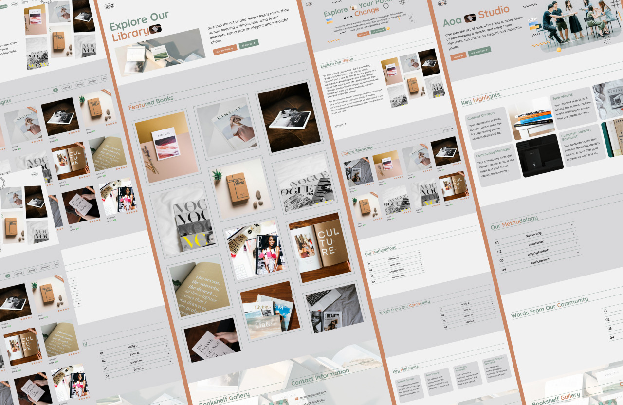 Aoa - Book Library Html Template #415577 - TemplateMonster