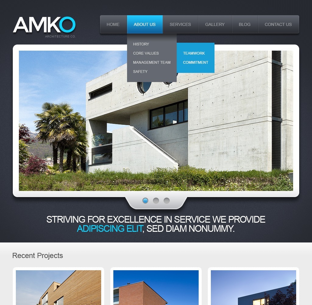 Architecture Drupal Template #41786 - TemplateMonster