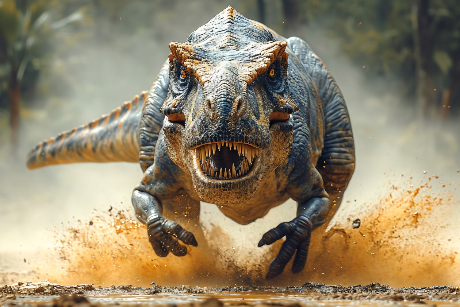 Allosaurus Dinosaur realistic Photography 2 - TemplateMonster