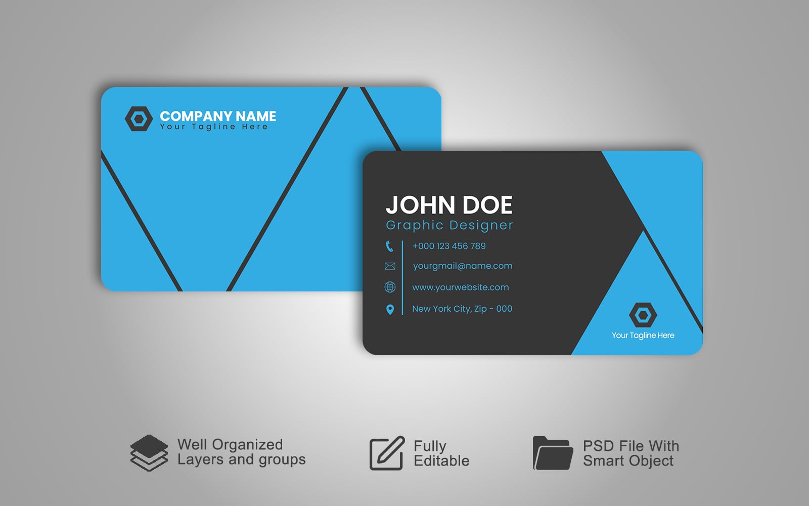 Simple Business Card - Identity Card - TemplateMonster