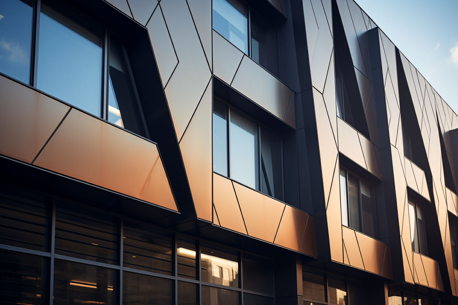 Commercial Wooden Cladding wall Fascia Logo Signage Mockup 338