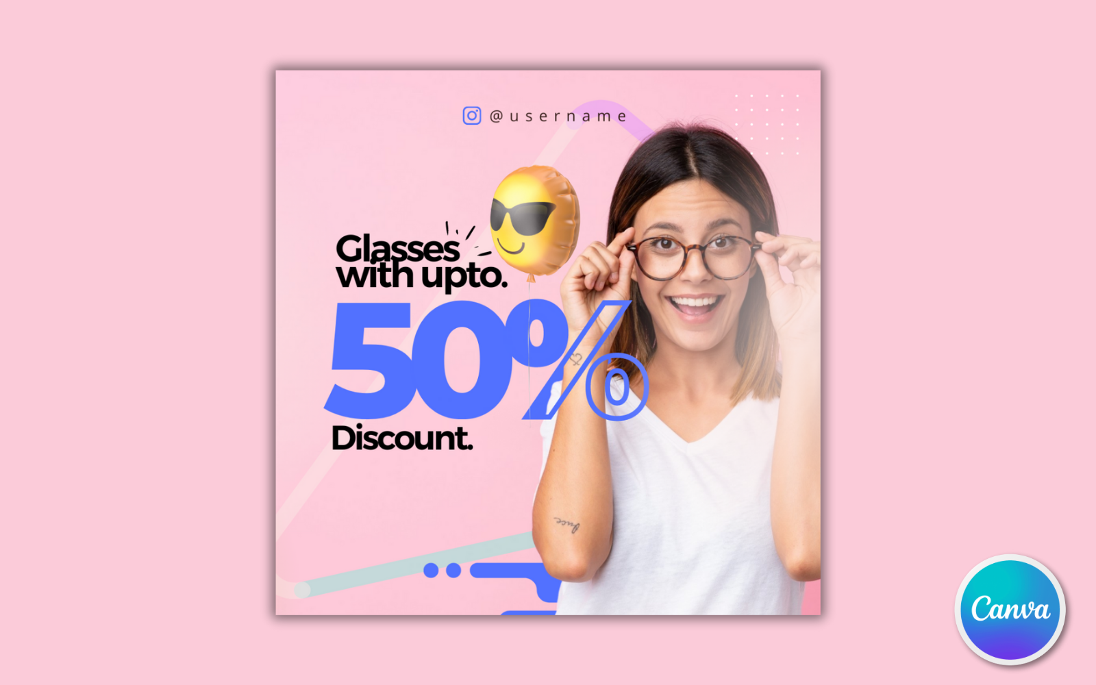 Optometrist Social Media Template 04 - Fully Editable in Canva