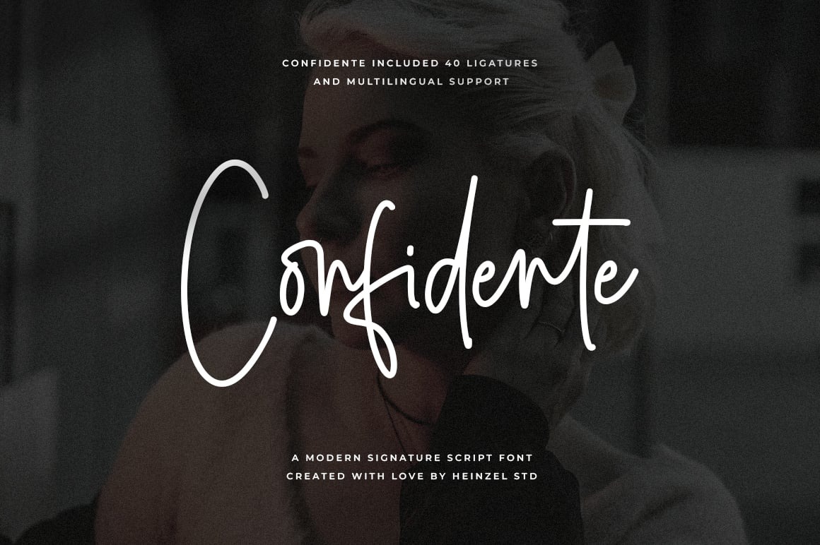 Confidente Signature Font #421645 - TemplateMonster