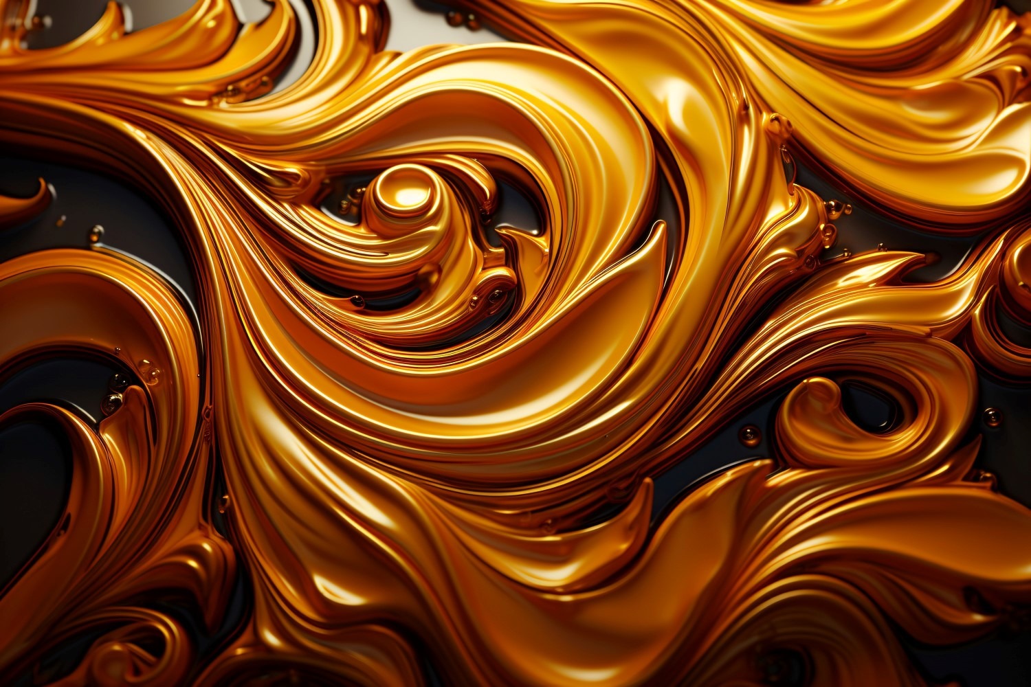 Golden Swirls, Particle Texture, Illustrations Background 67