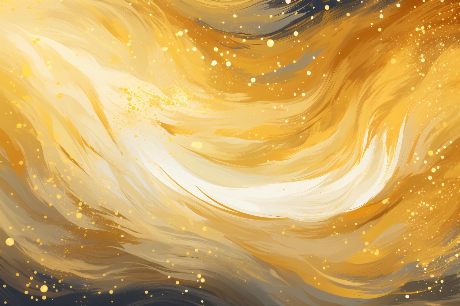 Golden Swirls, Particle Texture, Illustrations Background 150
