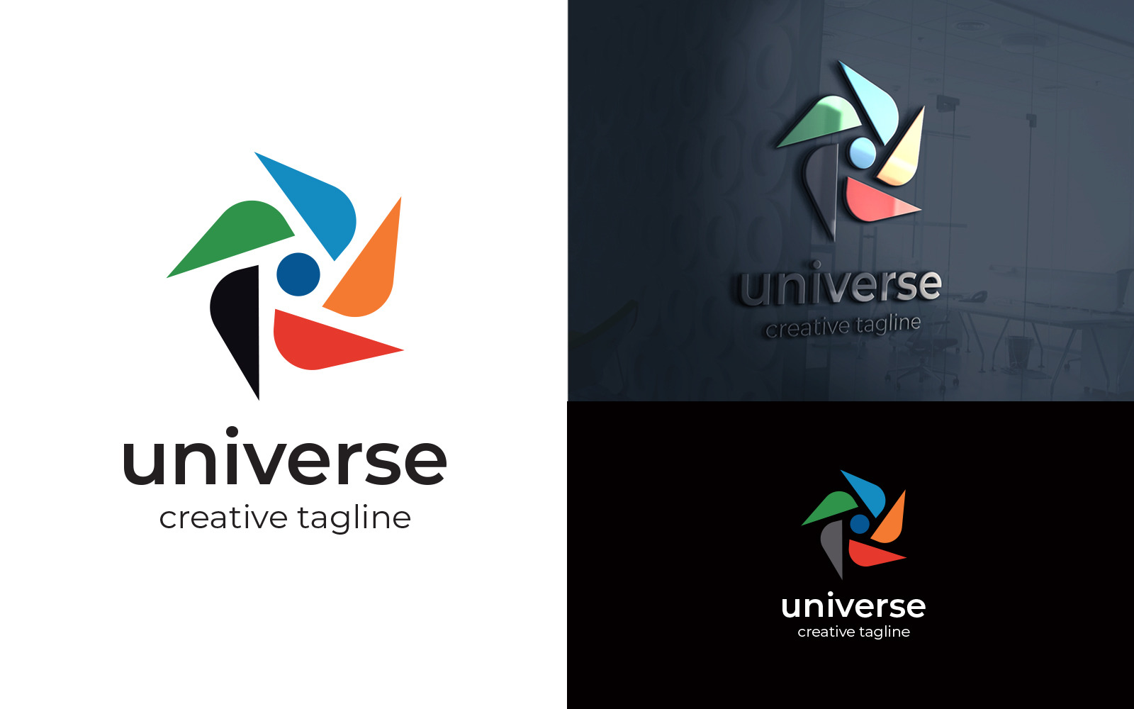 Universe Abstract Logo Template #426769 - TemplateMonster