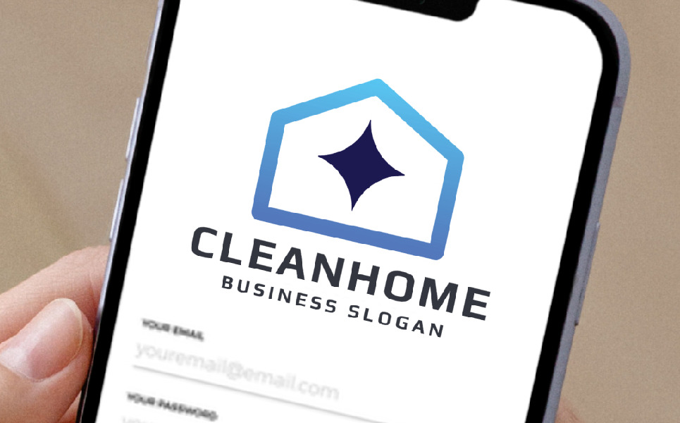 Pro Clean Home Company Logo #426824 - TemplateMonster