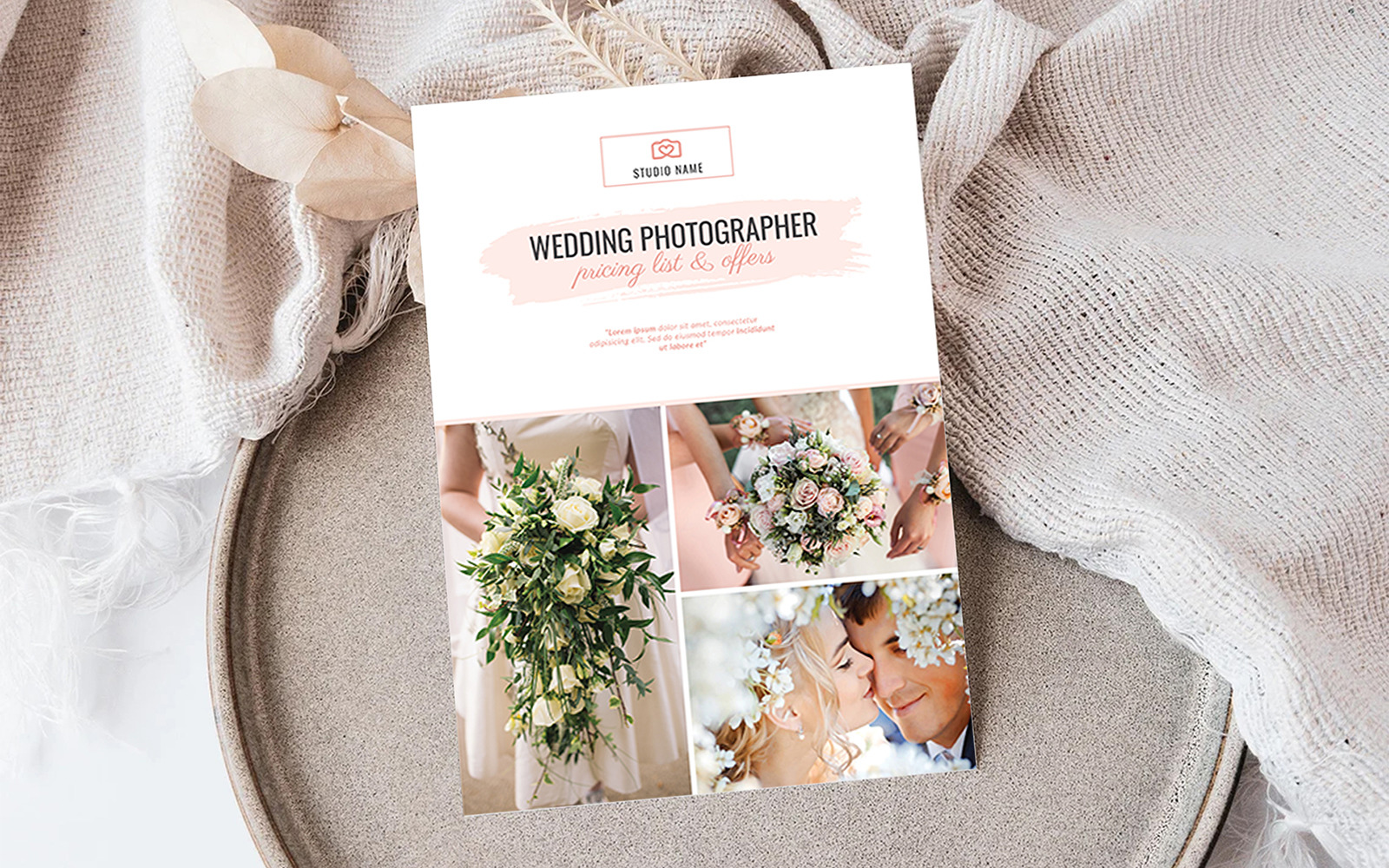 Canva Photography Price List Template - TemplateMonster